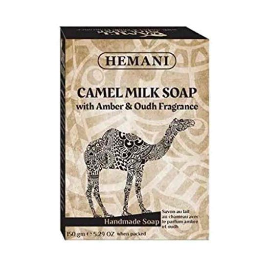 Hemani Camel Milk Soap – Amber & Oud - The Living Basics